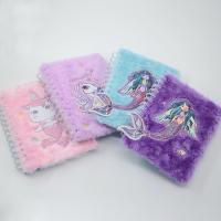 China No Adhesive School Stationary Student Diary with Cute Plush Cover and Custom Print LOGO for sale
