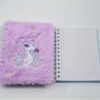 China No Adhesive School Stationary Student Diary with Cute Plush Cover and Custom Print LOGO for sale