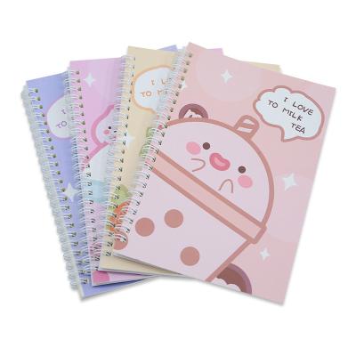 China Soft Cover Personalised Custom Blank Kraft Paper Grid Notebook with Logo for sale