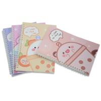 China Soft Cover Personalised Custom Blank Kraft Paper Grid Notebook with Logo for sale