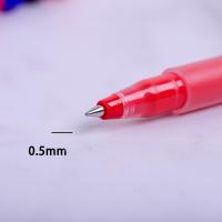 China Automatic Ink Filling Gel Ink Refill Pens 05mm for Bulk Colored Plastic Ballpoint Pen for sale