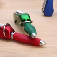 China Plastic Creative Folding Ballpoint Pen with Nail Clipper and Heat Sensitive Erasable Ink for sale