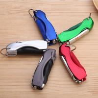 China Plastic Creative Folding Ballpoint Pen with Nail Clipper and Heat Sensitive Erasable Ink for sale