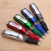 China Plastic Creative Folding Ballpoint Pen with Nail Clipper and Heat Sensitive Erasable Ink for sale