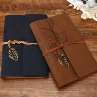 China Paper Cover Custom Hardcover PU Leather Perfect Binding Jornals with 80 Inner Sheets for sale