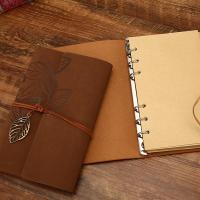 China Paper Cover Custom Hardcover PU Leather Perfect Binding Jornals with 80 Inner Sheets for sale