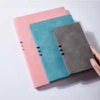 China Soft Cover Pu Leather Notebook with Elastic Pen Holder Customized Paper Notebook for sale