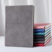 China Soft Cover Pu Leather Notebook with Elastic Pen Holder Customized Paper Notebook for sale