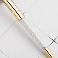 China 2.5g Ink Color Red Big Top Diamond Pen Multi Color Diamond Crystal Ballpoint Ball Pen For Wedding Gift for sale