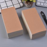 China Affordable Bulk Craft Paper Planner with 50 Sheets Inner Pages Kraft Paper Notebook for sale