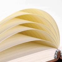 China Thickening A5 PU Leather Diary Notepad with Customized Hardcover Planner Journal Notebook for sale
