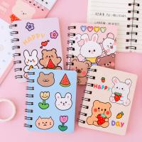 China Fashion Eco A7 Friendly Animal Custom Mini Kawaii Kids Cute Spiral Notebook for Gift for sale