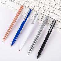 China NO Erasable Metal Black Neutral Gel Pen for Writing on Black Paper Frosted Design for sale