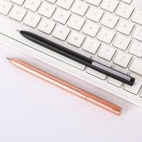 China NO Erasable Metal Black Neutral Gel Pen for Writing on Black Paper Frosted Design for sale