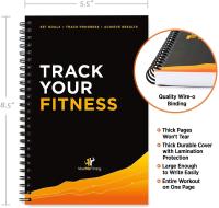 China LOGO Customized Fitness Journal and Exercise Log Book for Daily Progress Tracking for sale