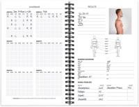 China LOGO Customized Fitness Journal and Exercise Log Book for Daily Progress Tracking for sale