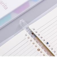China Office and Student A5/B5 40 Sheets Plastic Cover Note Book with Transparent Cover for sale