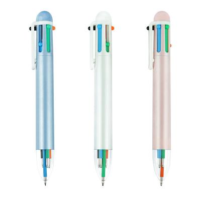 China Multi-color Ballpoint Pen with Heat Sensitive Erasable Ink 6 Colors Writing Width 0.7mm for sale