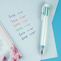 China Multi-color Ballpoint Pen with Heat Sensitive Erasable Ink 6 Colors Writing Width 0.7mm for sale