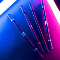 China Gel Pen's Ink Type No Ink Plastic Luminous Spinning Pen for Creative Adults and Kids for sale