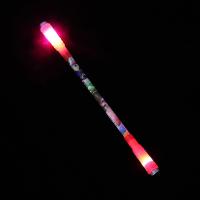 China Novelty Led Light Spinner Pen Fingertip Illumination Decompression Gyro Business Ballpoint Pen for sale