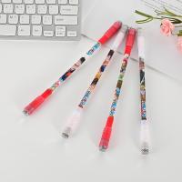 China Novelty Led Light Spinner Pen Fingertip Illumination Decompression Gyro Business Ballpoint Pen for sale