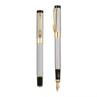 China 2022 Business Gift Metal Frosted Pole Pen 0.5 Iridium Ink Bag Pen for Writing Design for sale