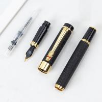 China 2022 Business Gift Metal Frosted Pole Pen 0.5 Iridium Ink Bag Pen for Writing Design for sale