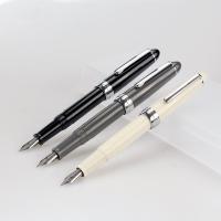 China Transparent Gold Powder Color Ink Fountain Pen for Writing Practice in Business Office for sale