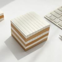 China Vintage Vellum Custom Design Brown Kraft Printed Paper Memo Sticky Pad for Purchase for sale