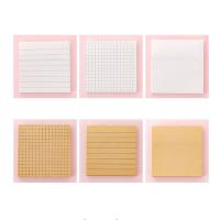 China Vintage Vellum Custom Design Brown Kraft Printed Paper Memo Sticky Pad for Purchase for sale