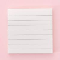 China Vintage Vellum Custom Design Brown Kraft Printed Paper Memo Sticky Pad for Purchase for sale