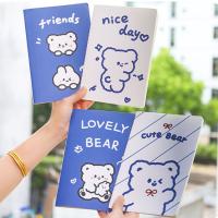 China Kawaii Cartoon Little Bear Notebook A5 Size No Adhesive Perfect for Stationery Lovers for sale