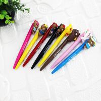 China 0.015kg Assorted Color Kawaii Cute Cartoon Image Stationery Click Presses Gel-Ink Pens for sale