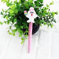 China 0.015kg Assorted Color Kawaii Cute Cartoon Image Stationery Click Presses Gel-Ink Pens for sale