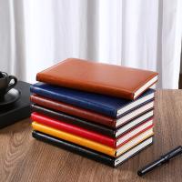China Hard Cover Portable Custom Classic Blank Notebook PU Leather Waterproof for Students for sale