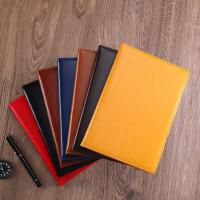 China Hard Cover Portable Custom Classic Blank Notebook PU Leather Waterproof for Students for sale