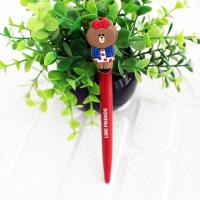 China 0.015kg Assorted Color Kawaii Cute Cartoon Image Stationery Click Presses Gel-Ink Pens for sale