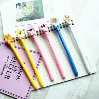 China Office School Gel Pen with Korean Style Cartoon Cute Bear Rabbit Design and Black Ink for sale