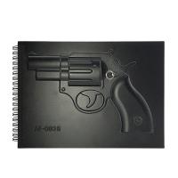 China Black Customized Font Notebook Universal Writing Gun Knife Tactical Hard Cover Paper Notebook for sale