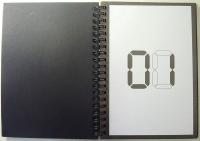 China Black Customized Font Notebook Universal Writing Gun Knife Tactical Hard Cover Paper Notebook for sale