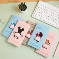 China Customized Logo Soft Cover Cute Cartoon Decompression Fidget Note Book for Students for sale