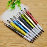 China Personalized Custom Plastic 6 in 1 Tool Pen with Ruler Level and Two-Head Screwdriver for sale