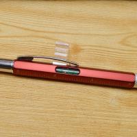 China Personalized Custom Plastic 6 in 1 Tool Pen with Ruler Level and Two-Head Screwdriver for sale