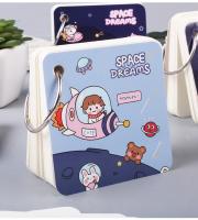 China Creative Cartoon Astronaut Cute Kawaii Memo Pad Self-Adhesive Sticky Paper for Office for sale