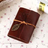 China A6 Retro Notebook Diary Notepad Literature PU Leather for Traveler Journal Planners for sale
