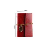 China A6 Retro Notebook Diary Notepad Literature PU Leather for Traveler Journal Planners for sale