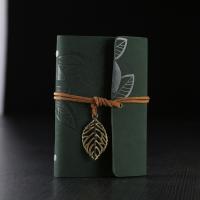 China A6 Retro Notebook Diary Notepad Literature PU Leather for Traveler Journal Planners for sale