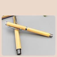 China Office School Pen Bamboo Unisex Pens Plugs for Environmentally Friendly Signature for sale