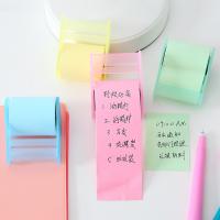 China Kawaii Korea Stationery Memo Pad Tape Dispenser Formula Sticky Notes with No Adhesive for sale